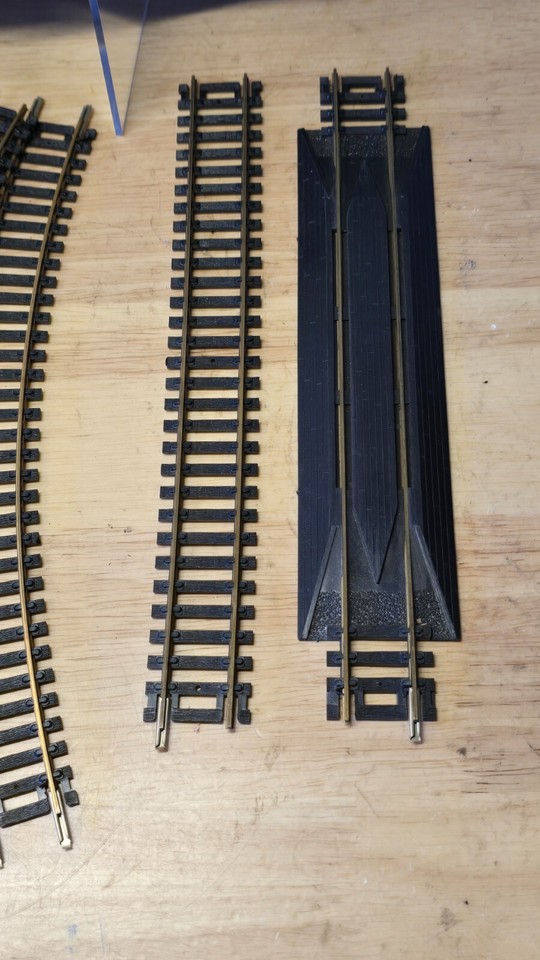 Vintage 15-Piece HO Atlas Train Railroad Track Lot Curved, Straight ...