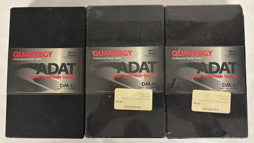 QUANTEGY Professional Series ADAT Master Digital Audio Tape DM42, 2 New ...