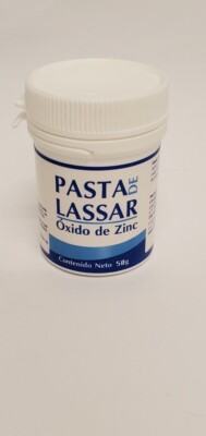 2X Pasta de Lassar Oxido de Zinc Cont Neto. 50g Ea GMM | eBay