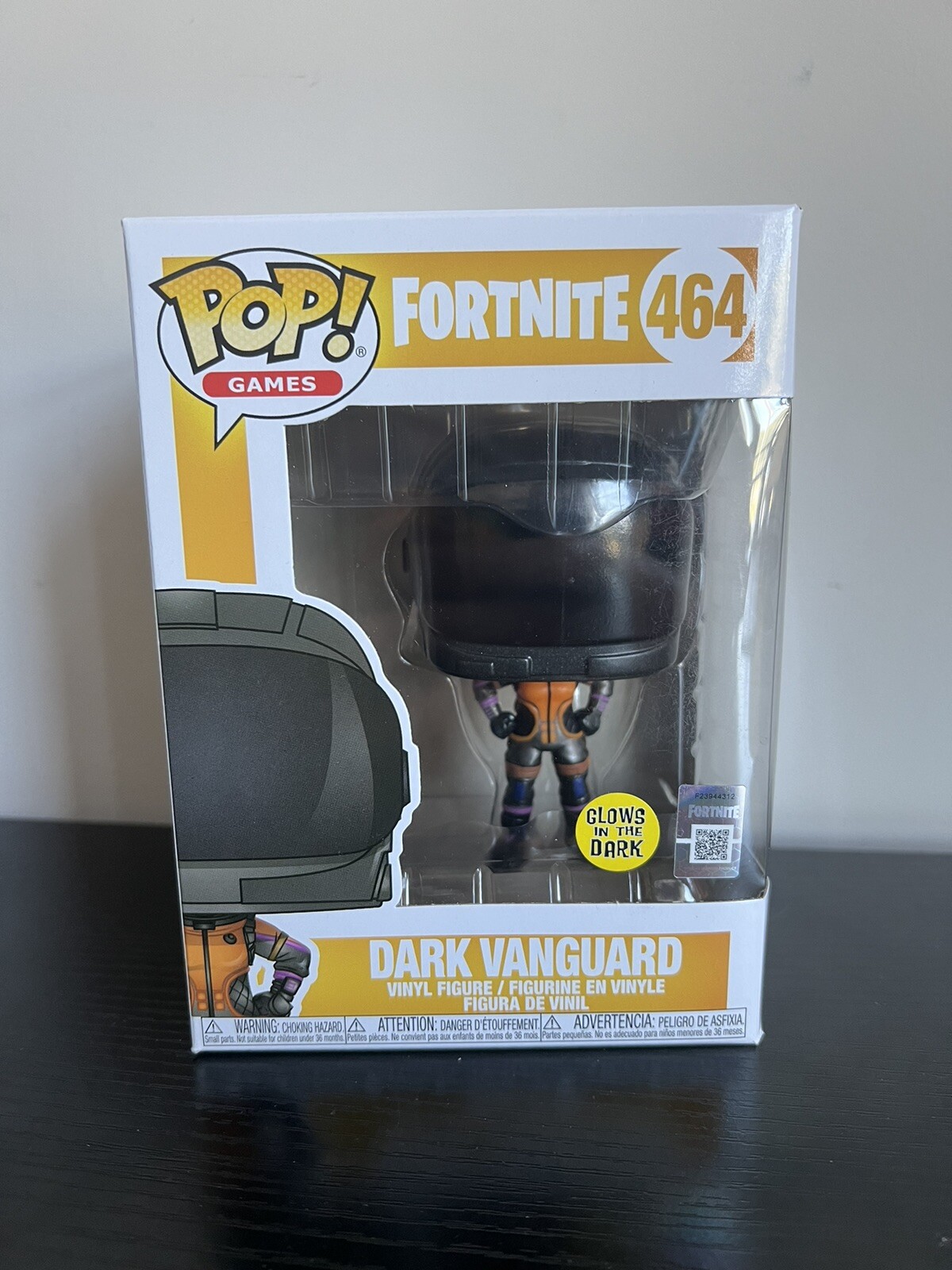 Fortnite Dark Vanguard Glow-in-the-Dark Pop! Games Vinyl Figure #464 ...