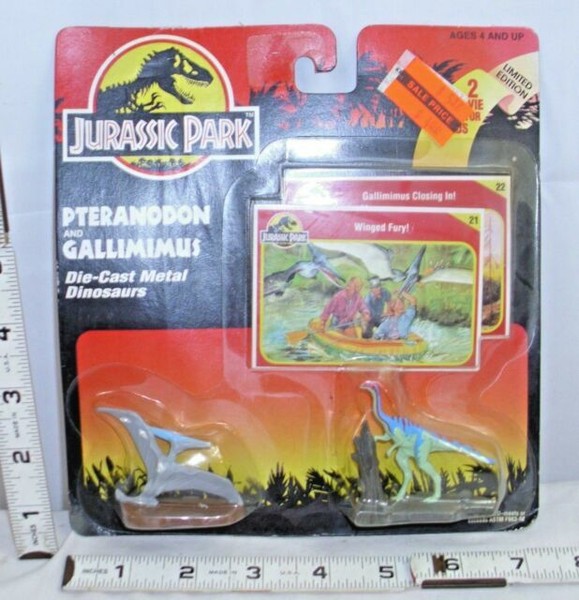 Kenner Jurassic Park 1993 Tyrannosaurus T-rex Metal Dinosaur Figure for ...