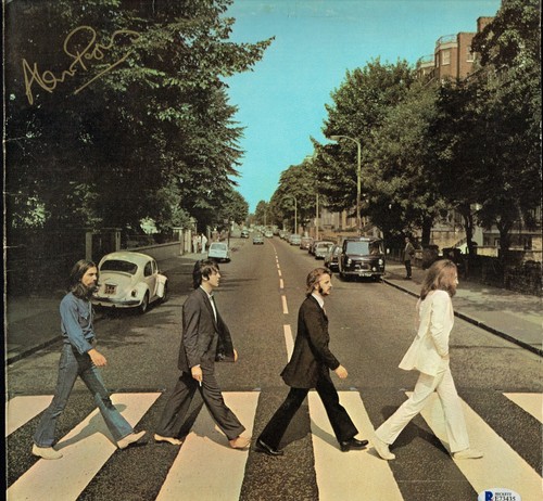 Alan Parsons signed autograph auto Beatles Abbey Road Album Cover BAS ...