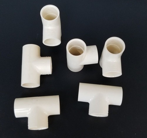 LOT OF 6 NEW CHARLOTTE CTS-2400 T-FITTINGS D-P846, NSF-PW, CPVC-4120, 1 ...