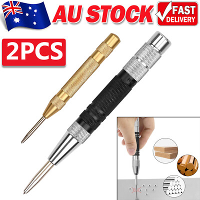 125mm/155mm Automatic Centre Punch Strong Adjustable Spring Loaded ...