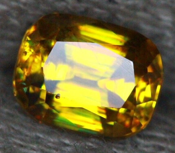1.50 CT Rarest Color Change Natural Sphene/Titanite Cut Gemstone @pak ...