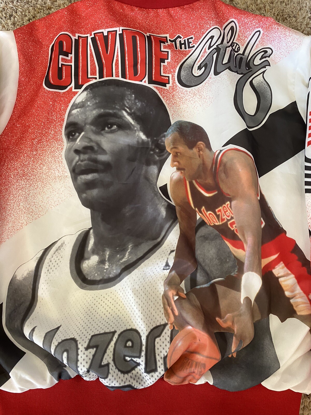 Vintage Clyde Drexler Portland Trail Blazers Chalk Line Fanimation ...