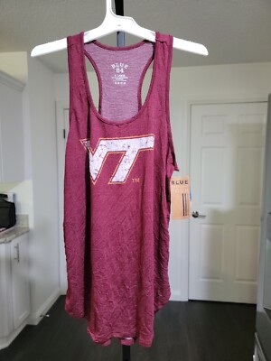 Blue 84 Women's Size XL Juniors Soft Virginia Tech University Tank Top ...