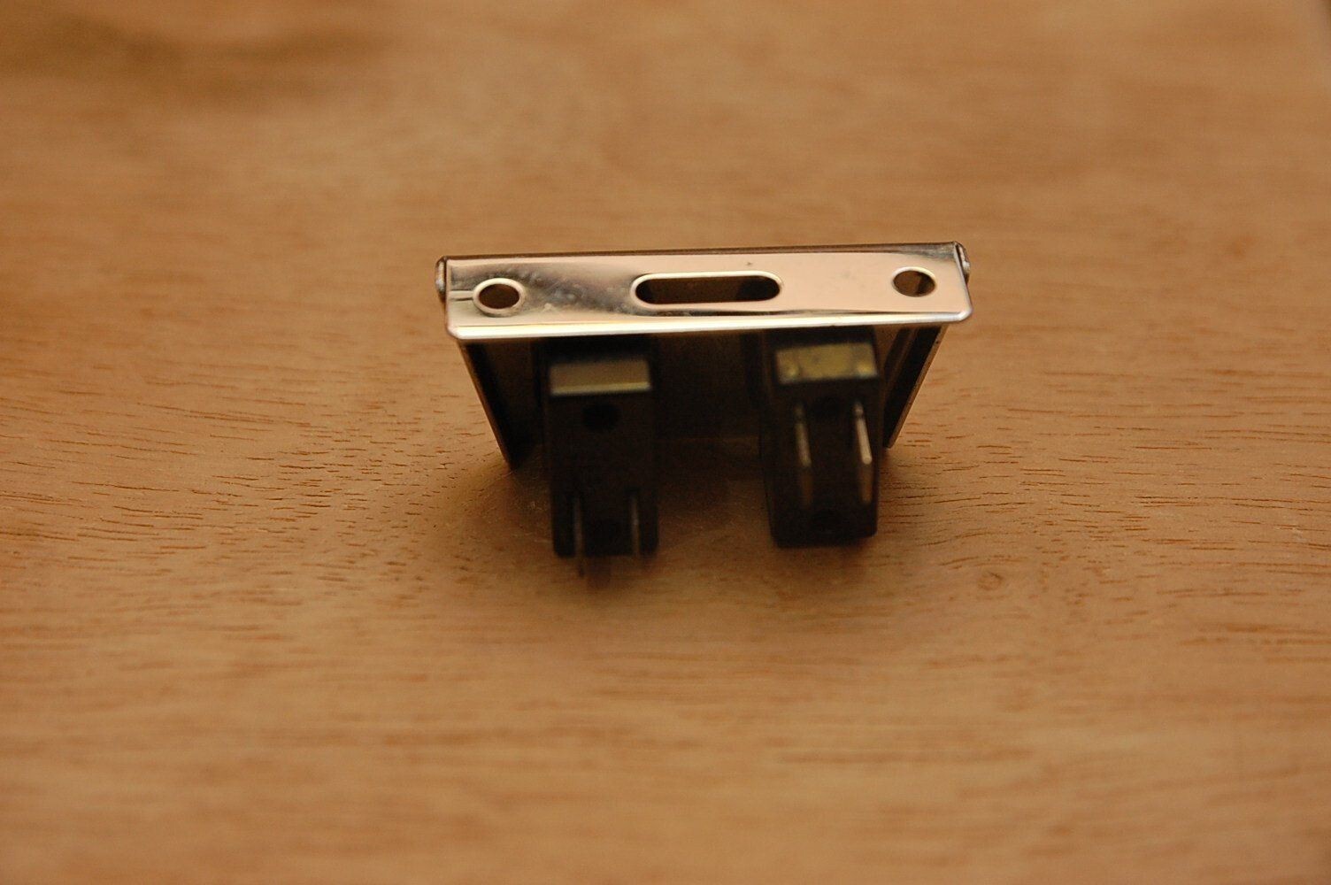 Vintage classic car chrome switch panel and 2 switches Jaguar MG ...