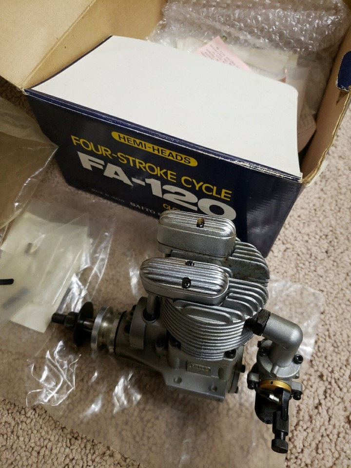 Saito Engine - Saito FA-120 four stroke engine - Nice | eBay