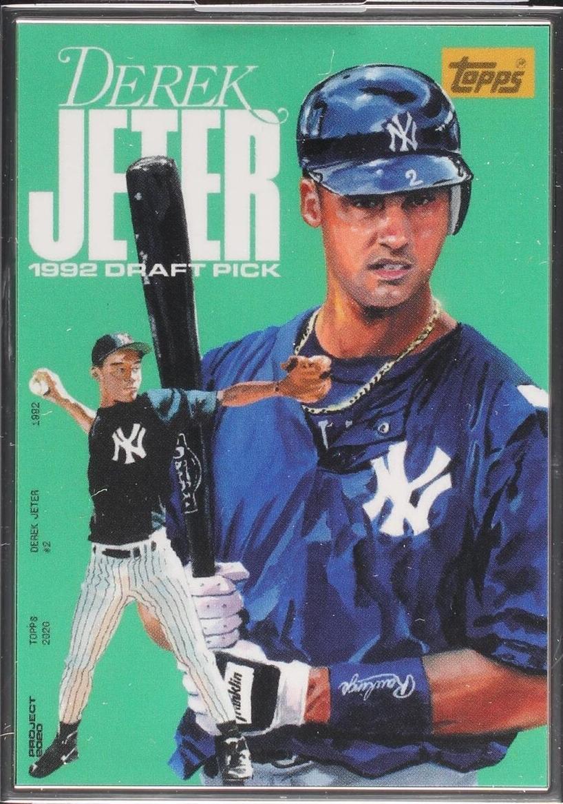 2020 Topps Project 2020 - 1993 Topps Derek Jeter #381 Artist Proof ...