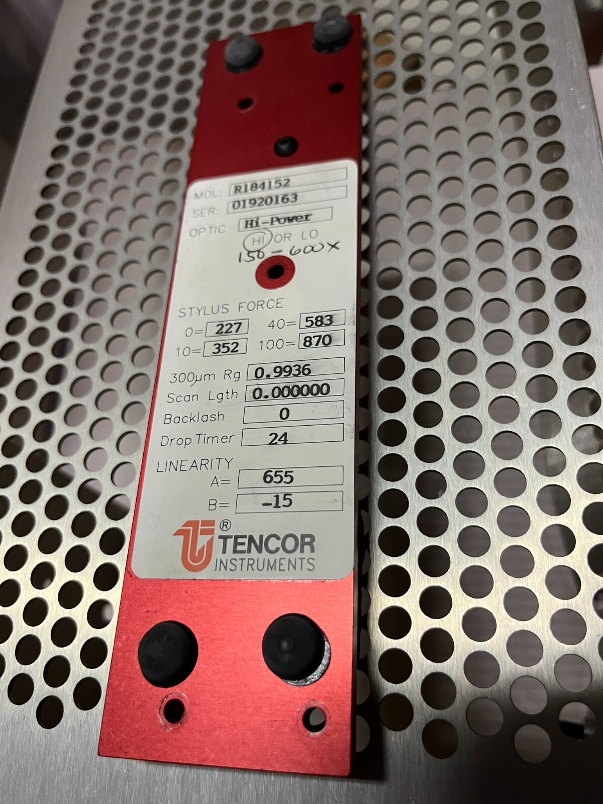 KLA Tencor / Tencor P2 Long Scan Profiler - parts system | eBay