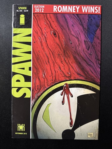 Spawn #225 2012 Homage Romney Wins Image Comics 1st Print Mcfarlane Low Print VG | eBay