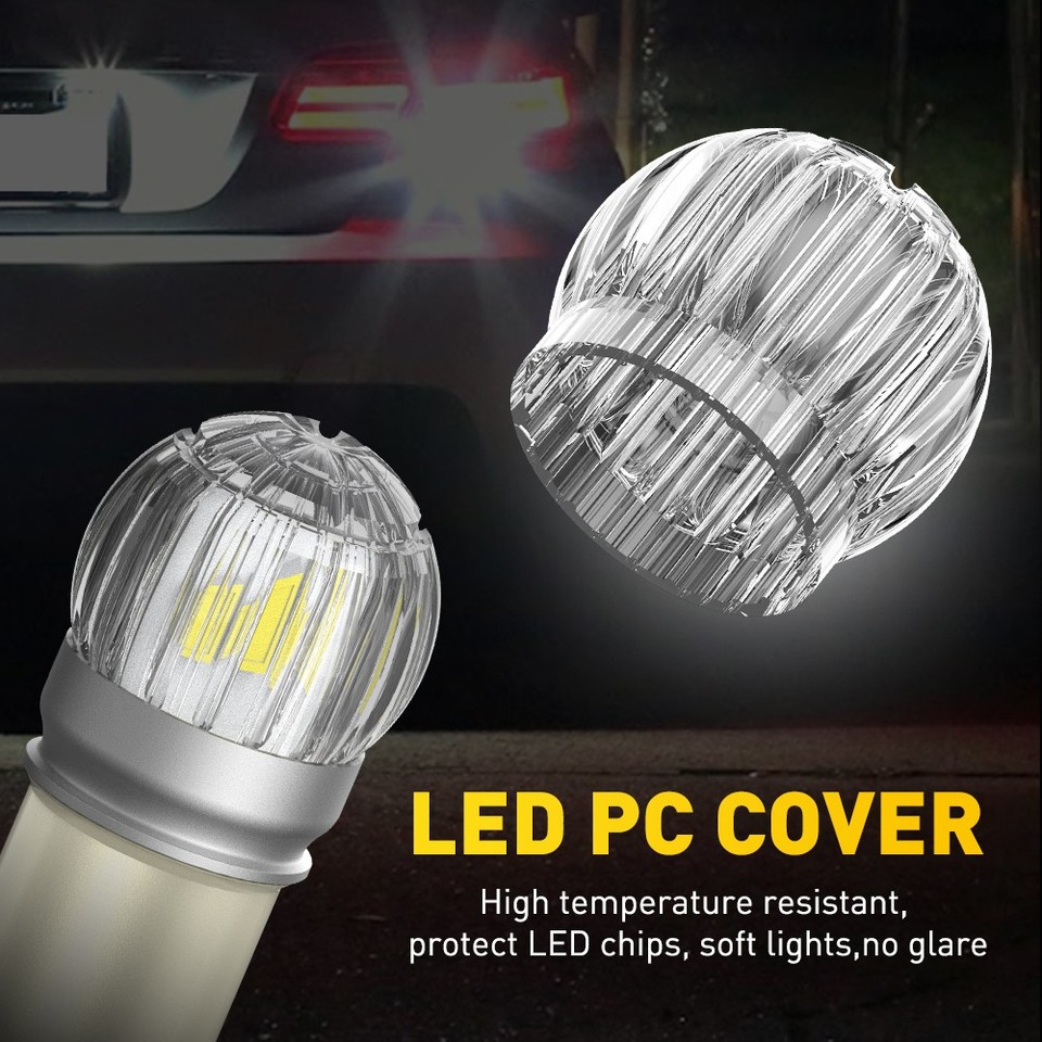 1156 5007 5008 LED For Backup Light Reverse DRL 6000K Light White ...