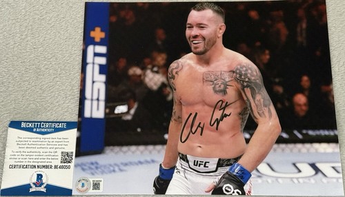 Colby Covington Autographed Signed 8x10 photo Beckett BAS COA UFC MMA ...