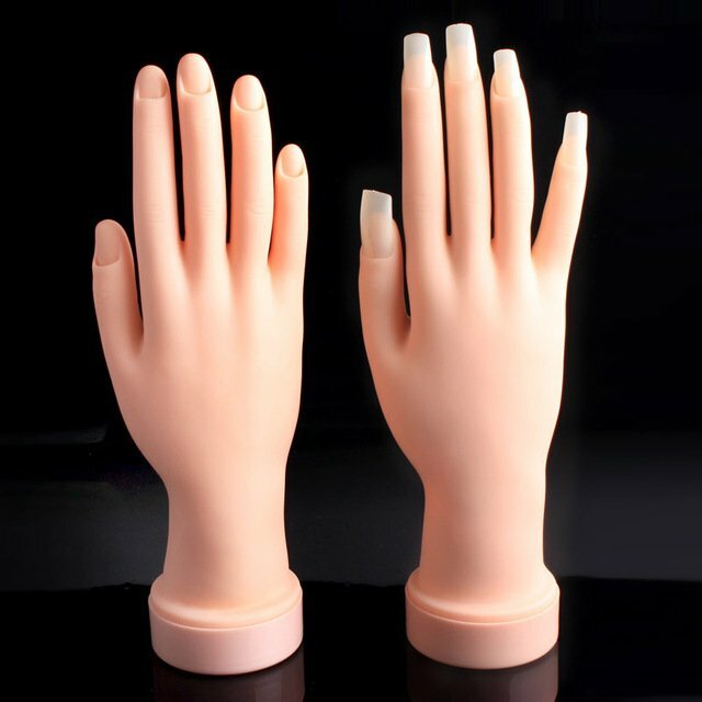 Manicure practice plastic hand model | eBay