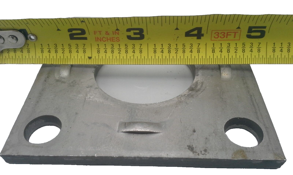 TWO 3500# Axle Trailer Brake Backing Plate Mount Flanges fits 1.75 ...