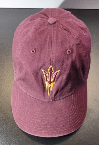 Arizona State Sun Devils Hat Cap Adult '47 Brand Red Strap Back ...