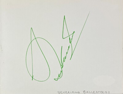 SEVE BALLESTEROS Autograph Signed ALBUM PAGE 1970s VINTAGE PGA GOLF JSA ...