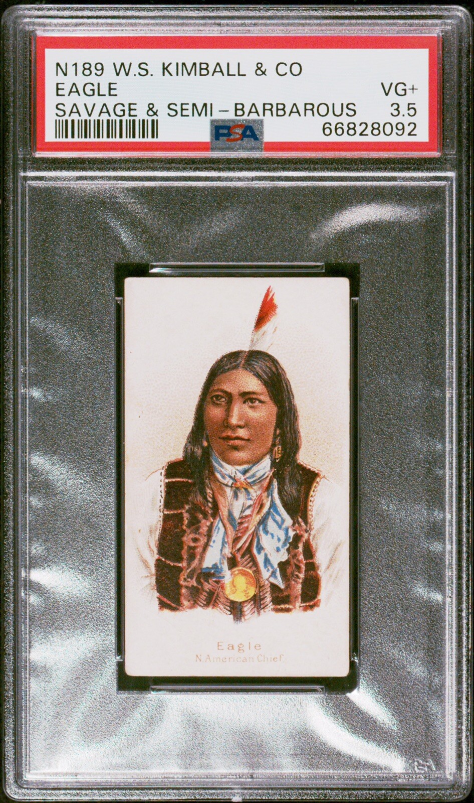1889 N189 Kimball Savage & Semi-Barbarous EAGLE PSA 3.5 VG+ | eBay