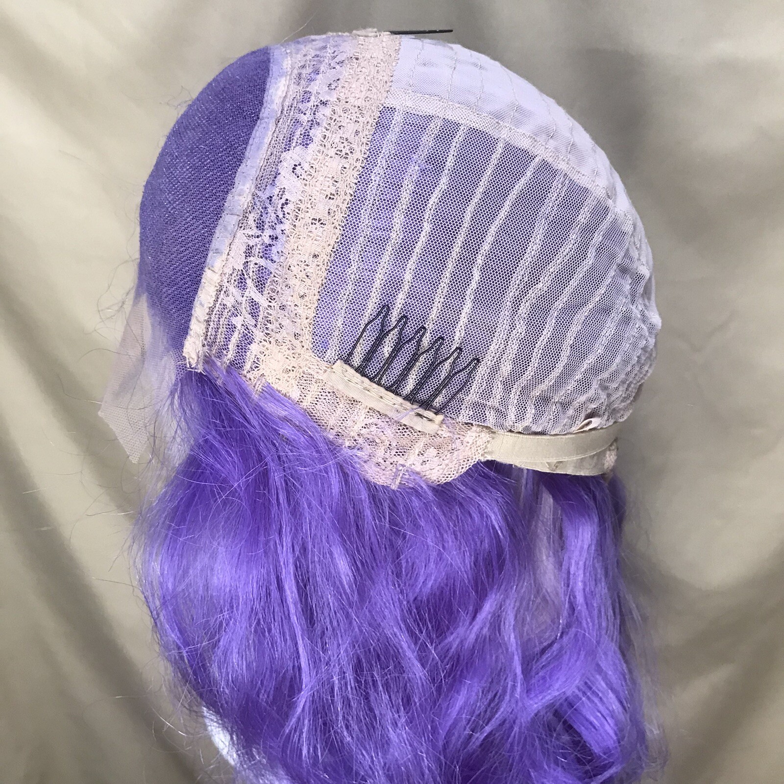 18inch Purple Highlight 4x4 Closure Lace Wave Human Hair Multicolor | eBay