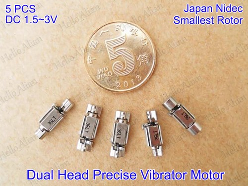 5PCS DC1.5V-3V Dual Head Mini Vibration Vibrator Vibrating Motor ...