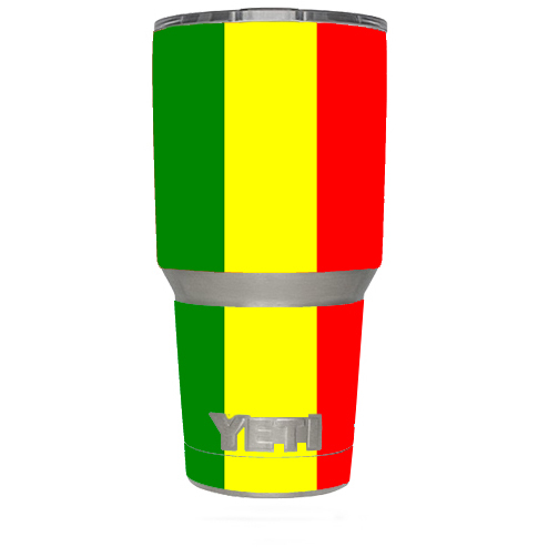 Skin Decal for Yeti 30 oz Rambler Tumbler Cup / Rasta Reggae Colors | eBay