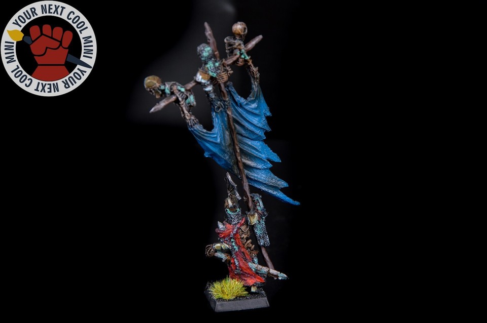 Warhammer FB/AoS/T9A Wight King Battle Standard Bearer (commission) | eBay