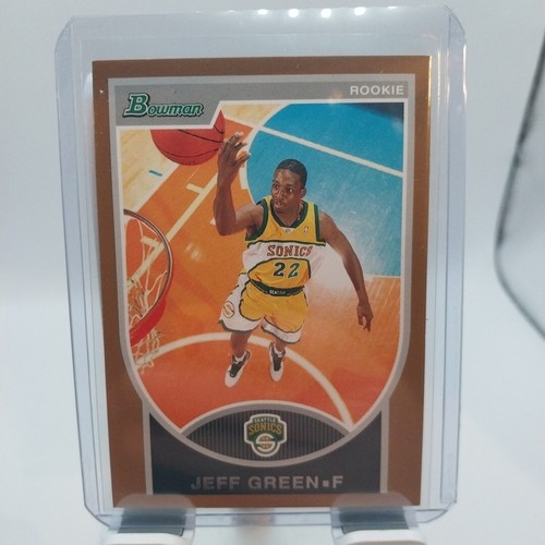 2007-08 Bowman Draft Picks & Stars - Bronze #114 Jeff Green /399 (RC ...