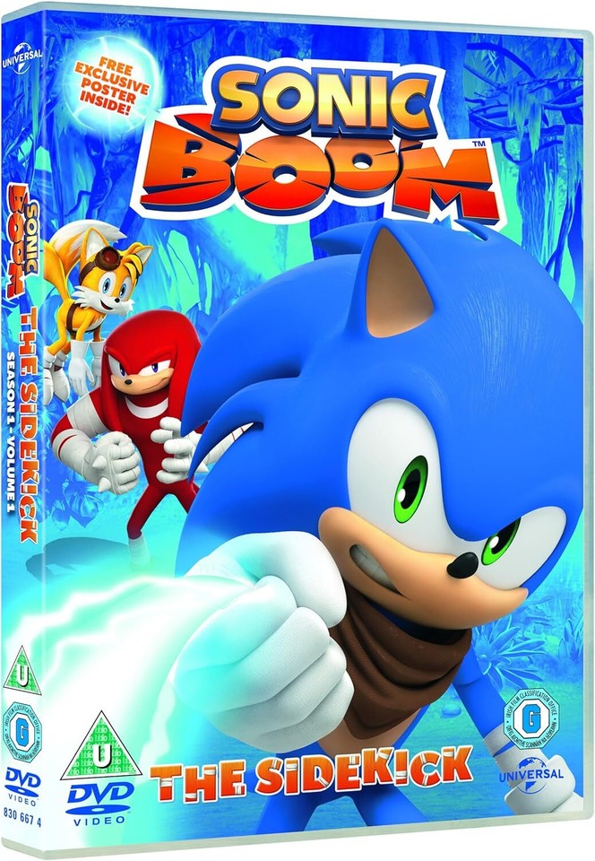 Sonic Boom: The Sidekick (DVD) Roger Craig Smith Cindy Robinson (UK ...