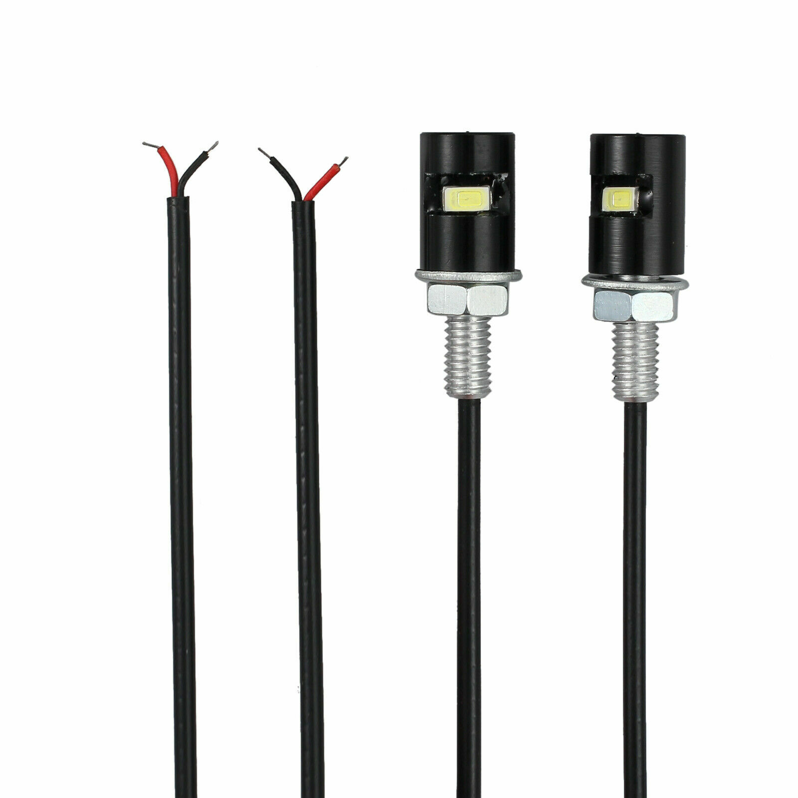 10x LED License Number Plate Light Screw Bolt Bulbs For Car Motorcycle ...