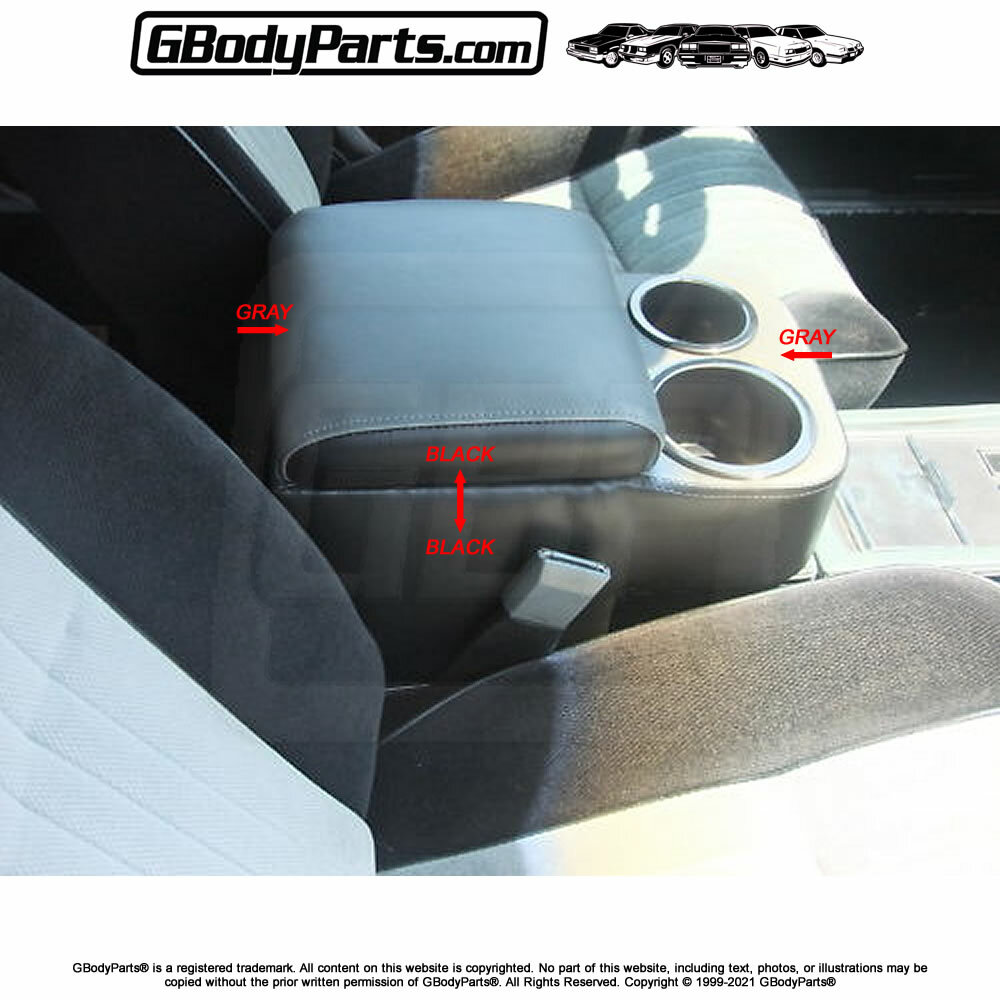 78-87 Grand National Regal Center Console Shorty Armrest Riser Cup ...
