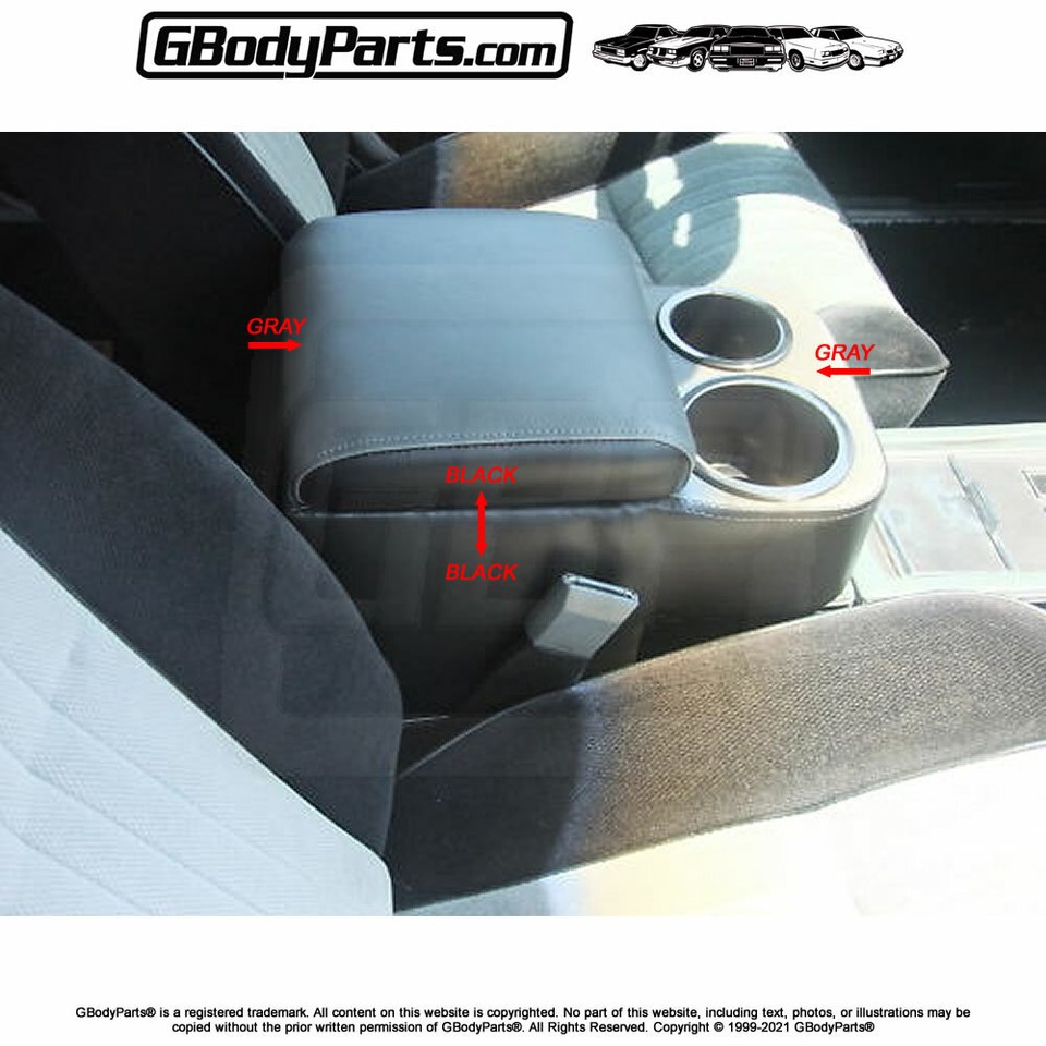 78-87 Grand National Regal Center Console Shorty Armrest Riser Cup ...