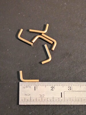 Ship Model Parts 6 Billing Boats Brass Mast Steps Yard Fittings 11mm x ...