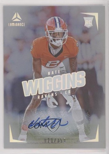 2024 Panini Luminance Rookies Auto /350 Nate Wiggins #120 Rookie Auto ...