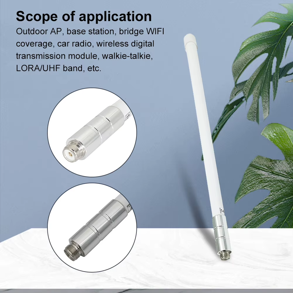 144/430Mhz VHF UHF Fiberglass Mobile Radio Base Antenna Omnidirectional ...