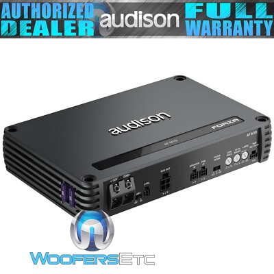 AUDISON AFM1D 1200W RMS MONOBLOCK CAR AMP SUBWOOFERS BASS SPEAKERS ...