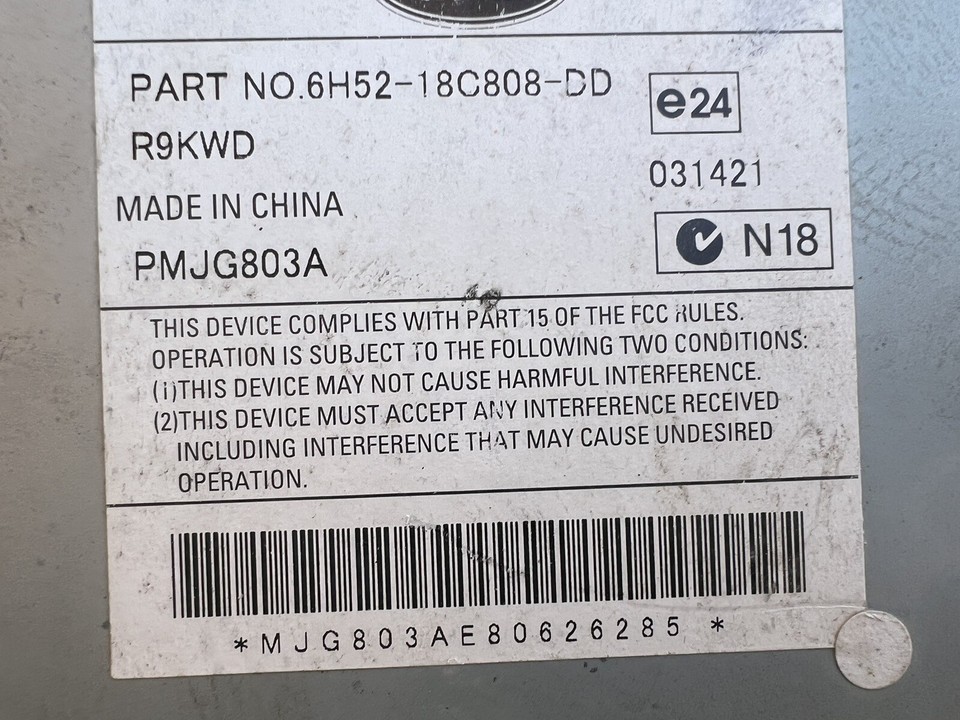 09-11 JAGUAR X250 XF XFR RADIO AUDIO AMPLIFIER MODULE UNIT OEM 020123 ...