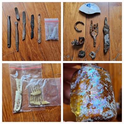 WW2 Japanese Trench Artifacts - Toothbrushes, Medicine Bottles - Papua ...