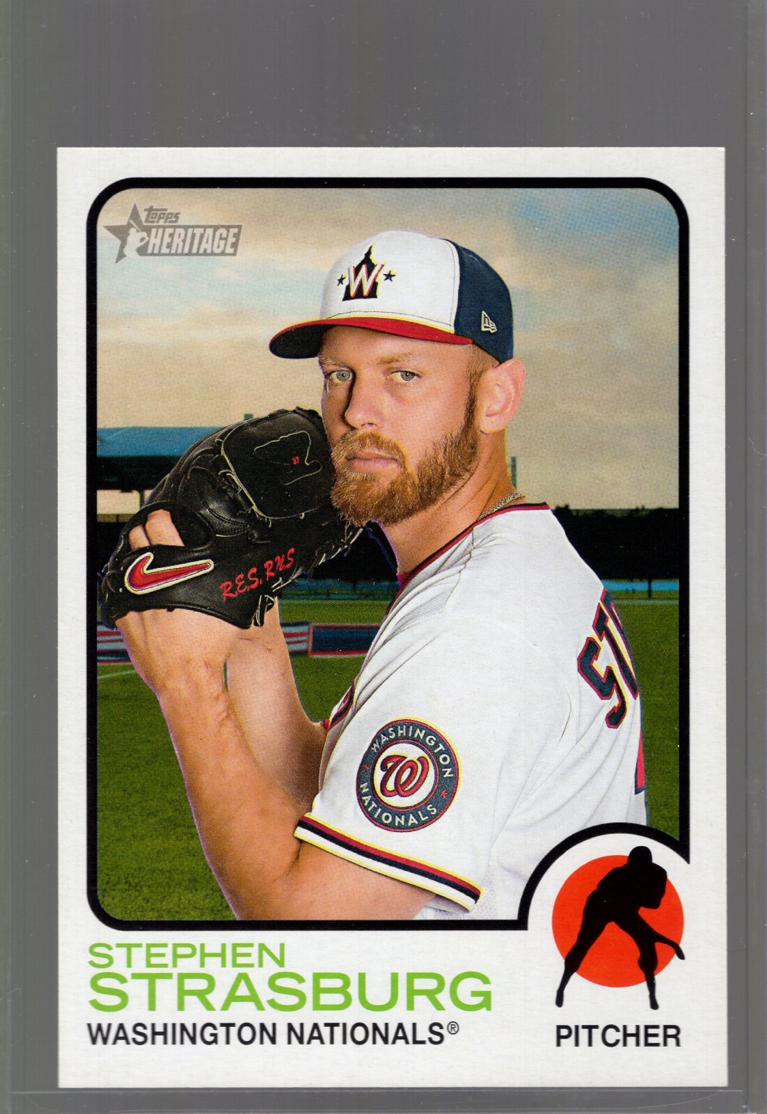 2022 Topps Heritage '73 Topps Oversized Box Topper #OBSS Stephen ...