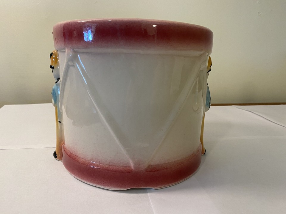 Vintage Ceramic Drum Major Drummer Boy Cookie Jar Shawnee Pottery Co ...