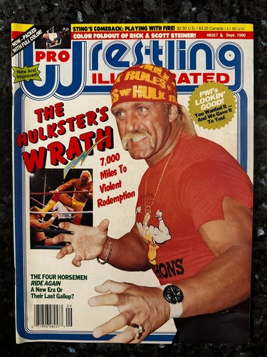 Pro Wrestling Illustrated PWI Magazine - September 1990 - Steiner Bros ...