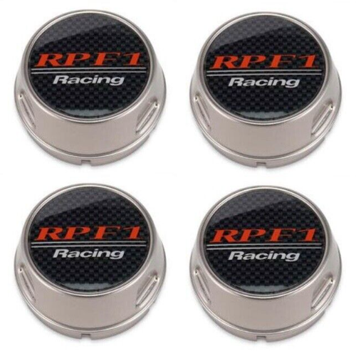 Enkei GENUINE OEM Center Cap Caps for RPF1 16 17 18inch RPF1RS CAA49B×4 ...