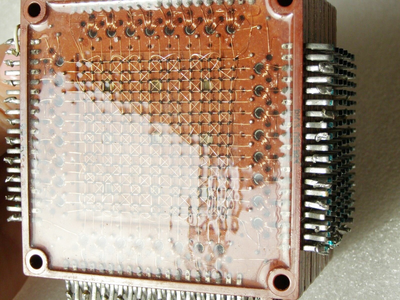 USSR Military Navy Radio Station Magnetic Ferrite Core Memory Cube 1986 ...