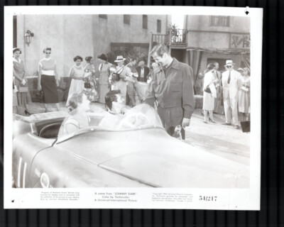 Johnny Dark 8"x10" Still Tony Curtis Piper Laurie Paul Kelly Action | eBay