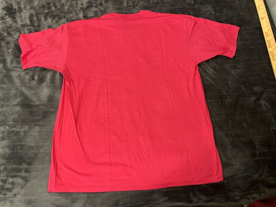 #1 VINTAGE 90'S JERZEES T-SHIRT HOT PINK LOVE GROWS HERE BIRDS FLOWERS ...