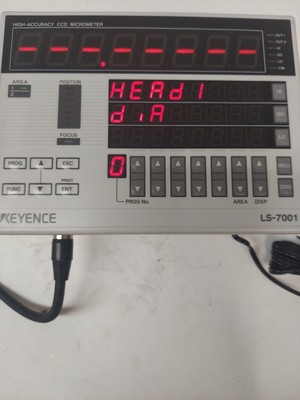 Keyence LS-7001 & LS-7030R 7030T Auto ID Data Controller & Sensor Head ...