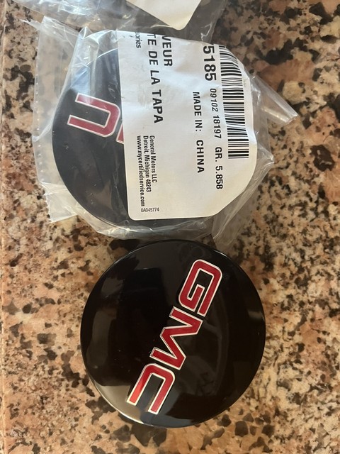GMC Logo Center Cap in Black OEM GM 84388431 Set of 4 for sale online ...