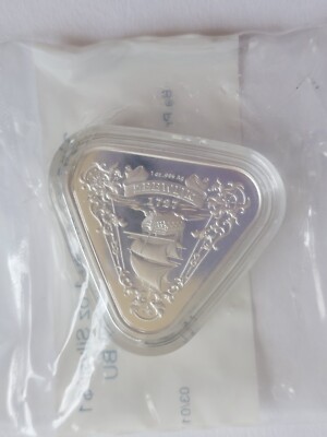 2021 Australia Zeewijk Shipwreck Triangle 1 oz .999 Silver Coin $1 ...