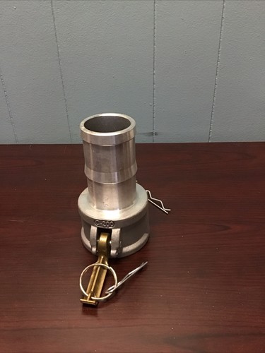 Type C Camlock And Groove Fitting, 2” Aluminum Female Coupler x Hose ...