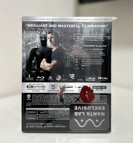 The Dark Knight Rises SteelBook 4K Blu-ray | eBay